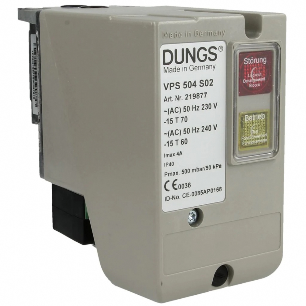 DUNGS VPS 504 S02 VENTİL GAZ KAÇAK KONTROL CİHAZI