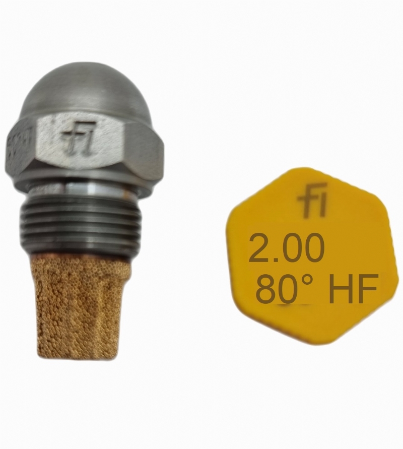 FLUIDICS SIMPLEX 80 DERECE 2.00 GALON/H, NUMARA BRÜLÖR MEMESİ